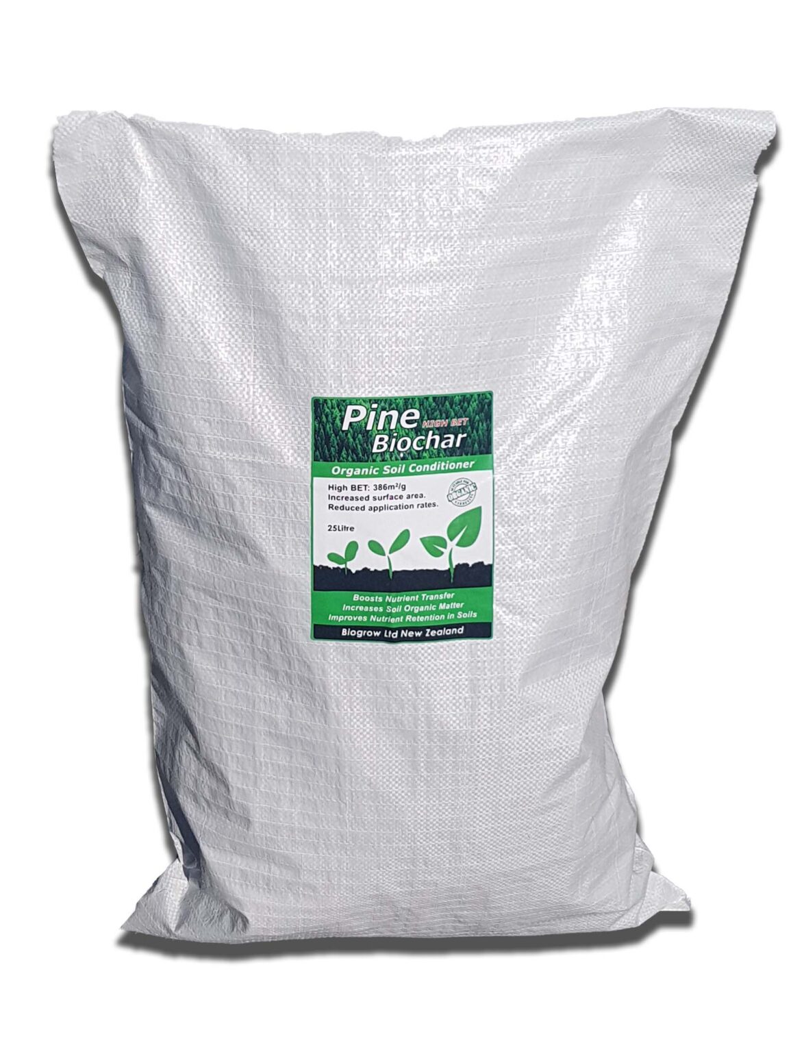 Pine Biochar (HIGH BET) Organic Soil Conditioner 1000 Litre BULK BAG ...